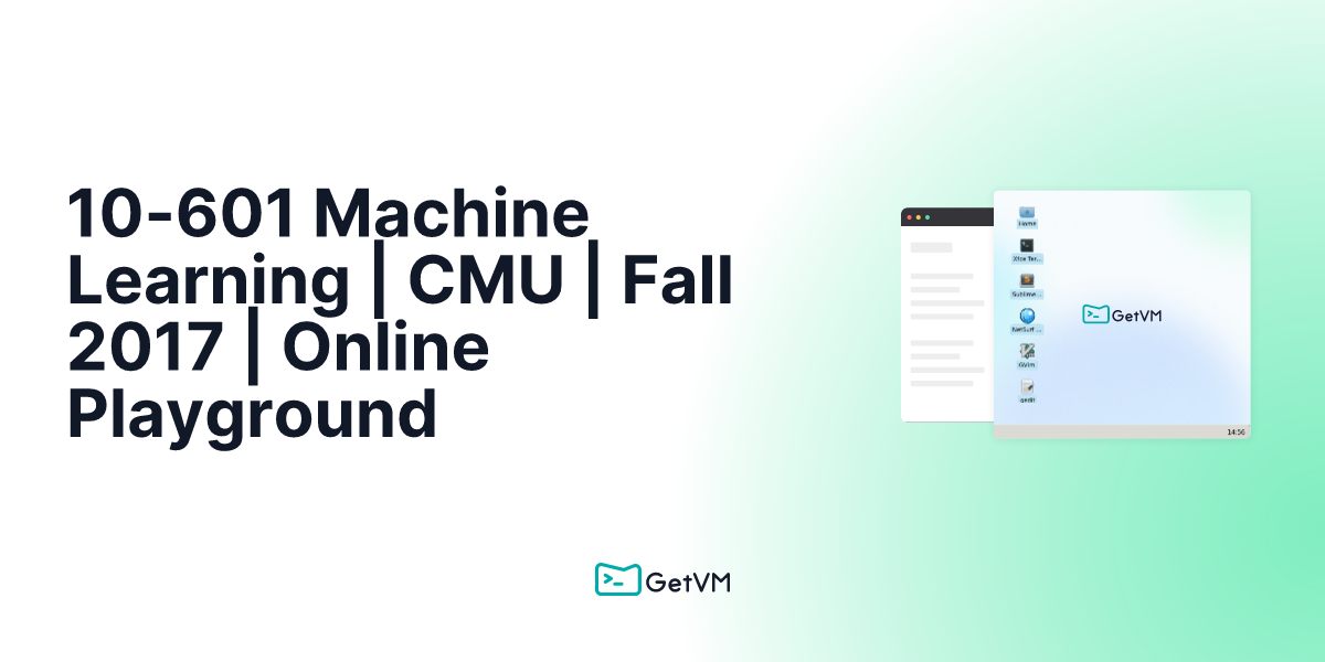 10-601 Machine Learning | CMU | Fall 2017 | Online Playground