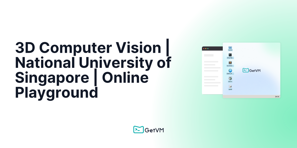 3D Computer Vision | National University of Singapore | Online Playground