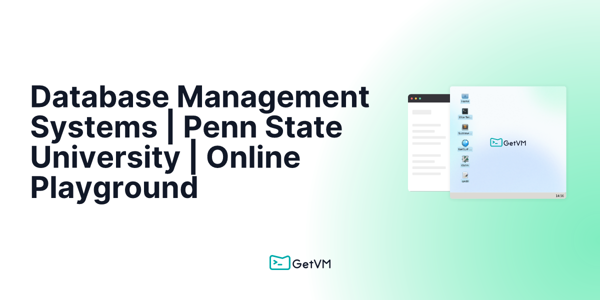 Database Management Systems | Penn State University | Online Playground