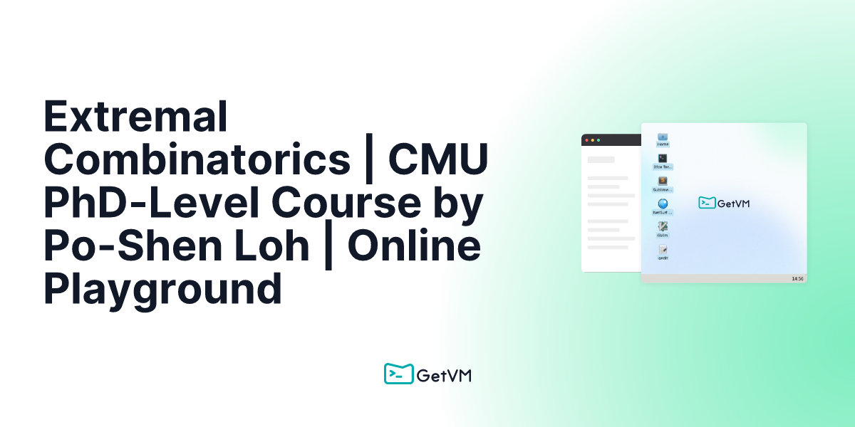 Extremal Combinatorics | CMU PhD-Level Course by Po-Shen Loh | Online ...