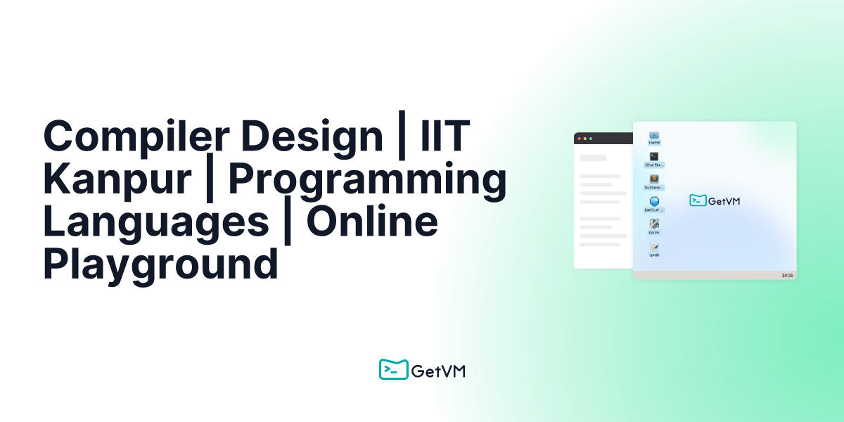 Compiler Design | IIT Kanpur | Programming Languages | Online Playground
