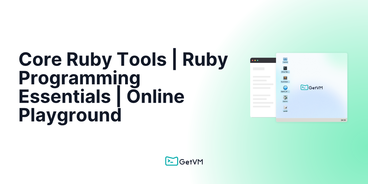 Core Ruby Tools Ruby Programming Essentials Online Playground 3538