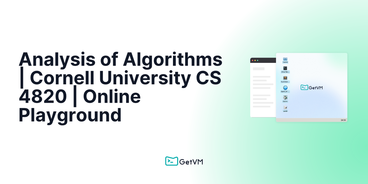 Analysis Of Algorithms Cornell University Cs 4820 Online Playground