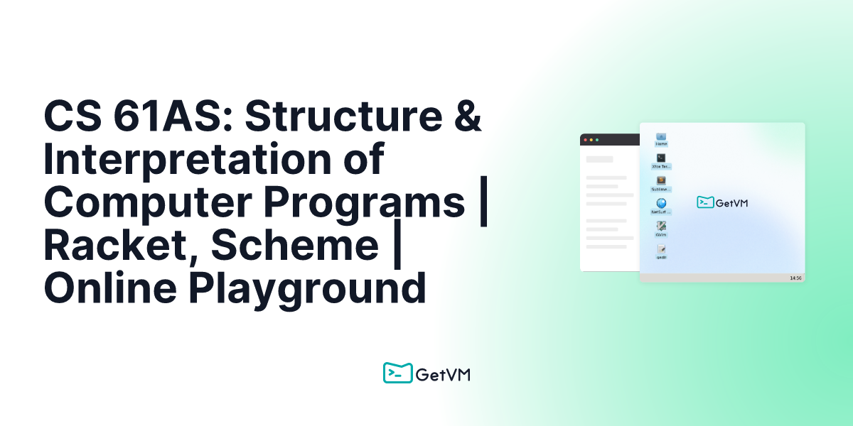 Cs 61as Structure And Interpretation Of Computer Programs Racket Scheme Online Playground