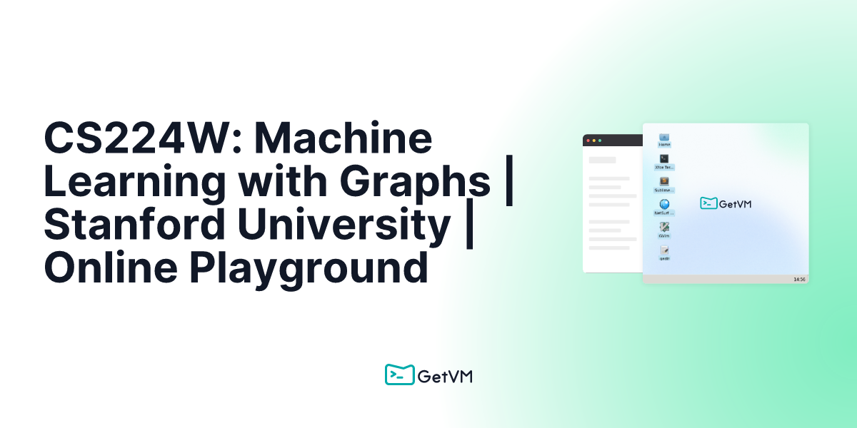 CS224W: Machine Learning with Graphs | Stanford University | Online Playground