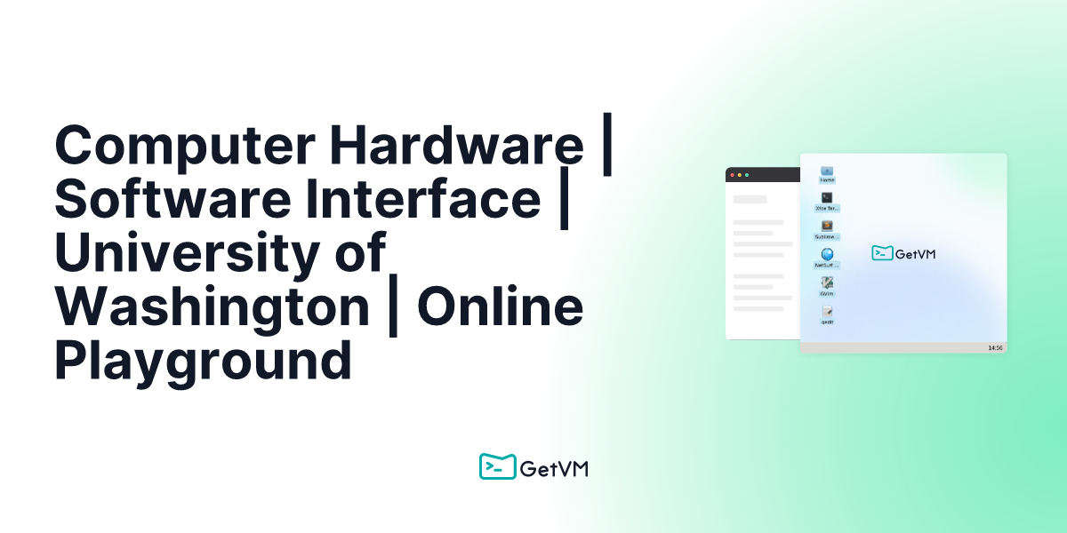 Computer Hardware | Software Interface | University of Washington ...