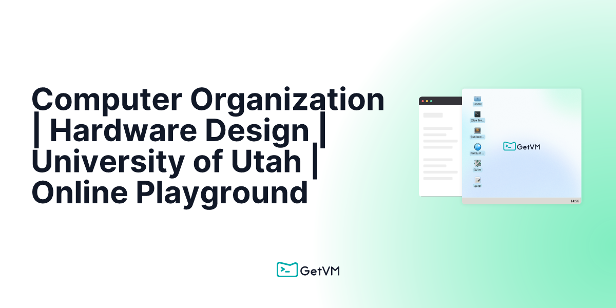 Computer Organization | Hardware Design | University of Utah | Online ...