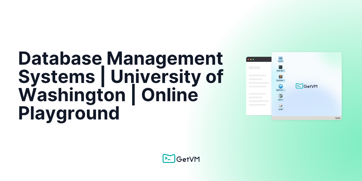 Database Management Systems | University of Washington | Online Playground