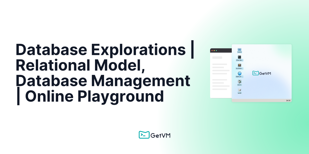 Database Explorations Relational Model Database Management Online Playground