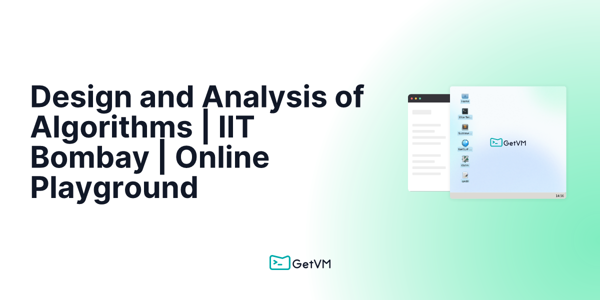 Design and Analysis of Algorithms | IIT Bombay | Online Playground