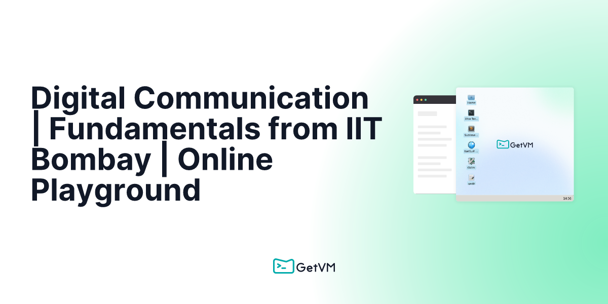 Digital Communication | Fundamentals from IIT Bombay | Online Playground