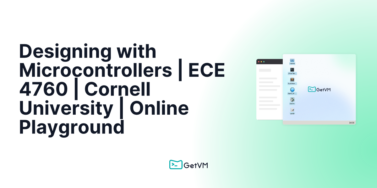 Designing with Microcontrollers | ECE 4760 | Cornell University ...