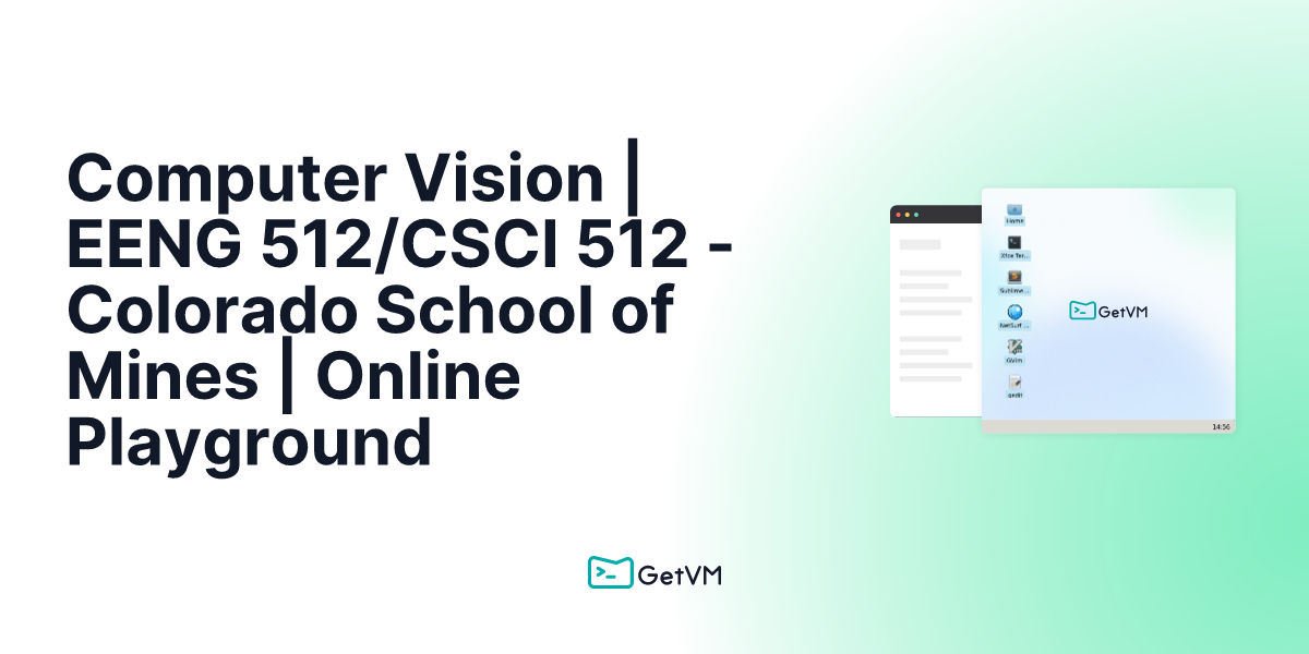 Computer Vision | EENG 512/CSCI 512 - Colorado School of Mines | Online ...