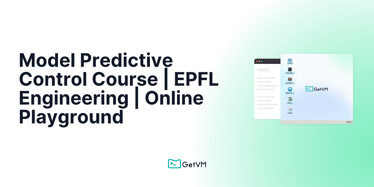 Model Predictive Control Course | EPFL Engineering | Online Playground