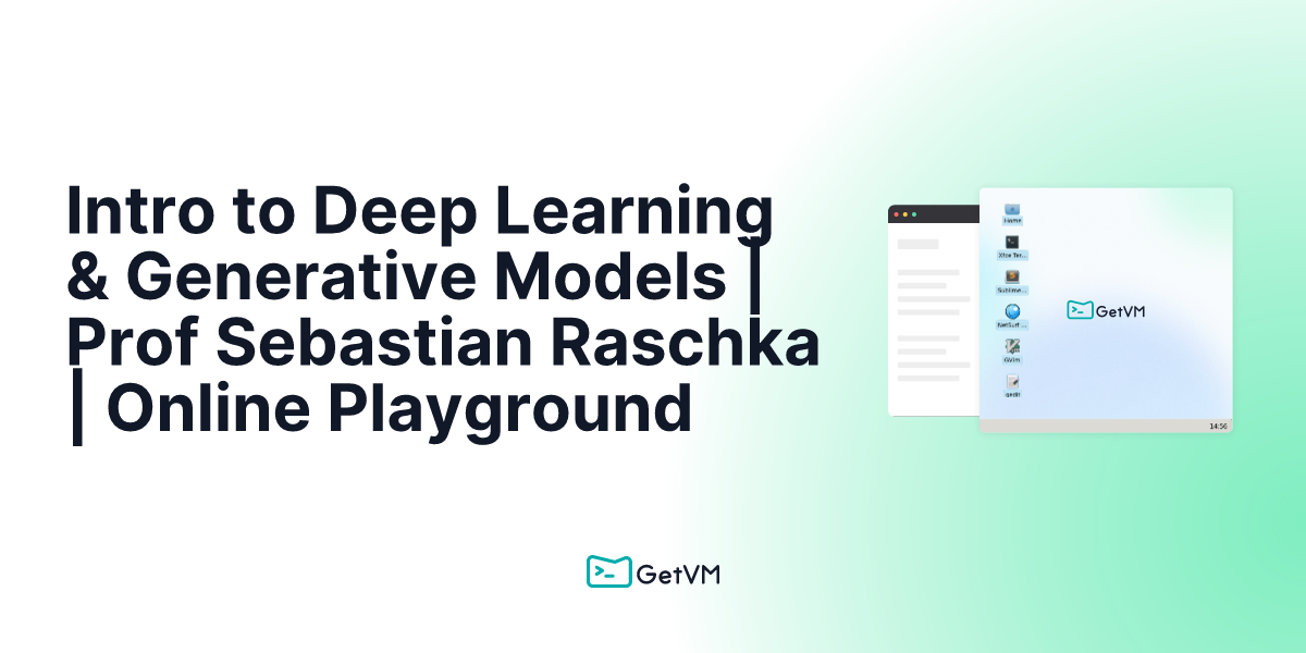Intro to Deep Learning & Generative Models | Prof Sebastian Raschka | Online Playground