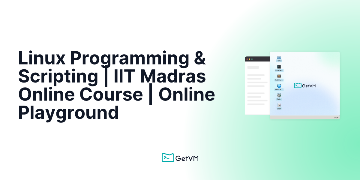 Linux Programming And Scripting Iit Madras Online Course Online