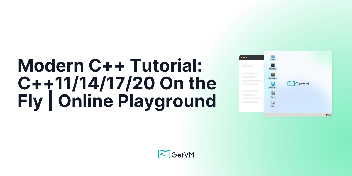 Modern C++ Tutorial: C++11/14/17/20 On the Fly | Online Playground