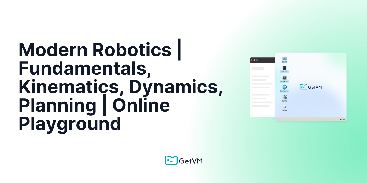 Modern Robotics | Fundamentals, Kinematics, Dynamics, Planning | Online ...