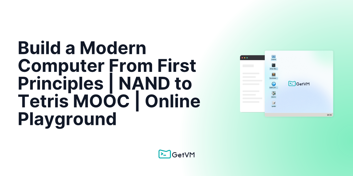 Build a Modern Computer From First Principles | NAND to Tetris MOOC | Online Playground