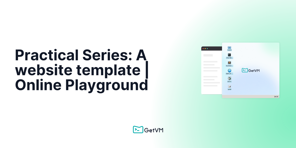 Practical Series: A website template | Online Playground