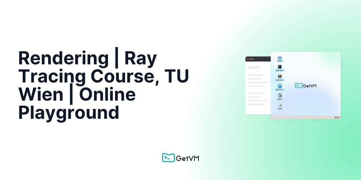 Rendering | Ray Tracing Course, TU Wien | Online Playground