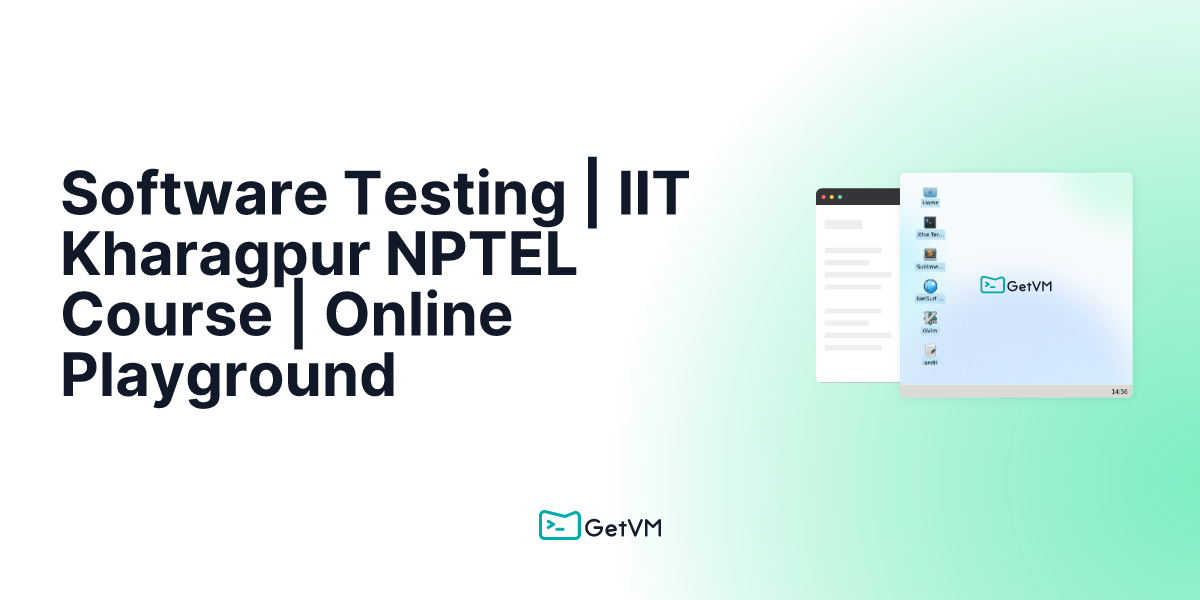Software Testing | IIT Kharagpur NPTEL Course | Online Playground