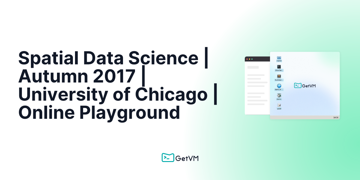 Spatial Data Science | Autumn 2017 | University of Chicago | Online ...