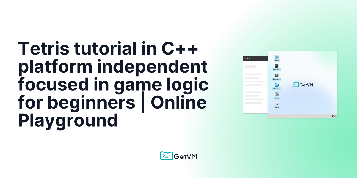 Tetris Tutorial In C Platform Independent Focused In Game Logic For Beginners Online Playground