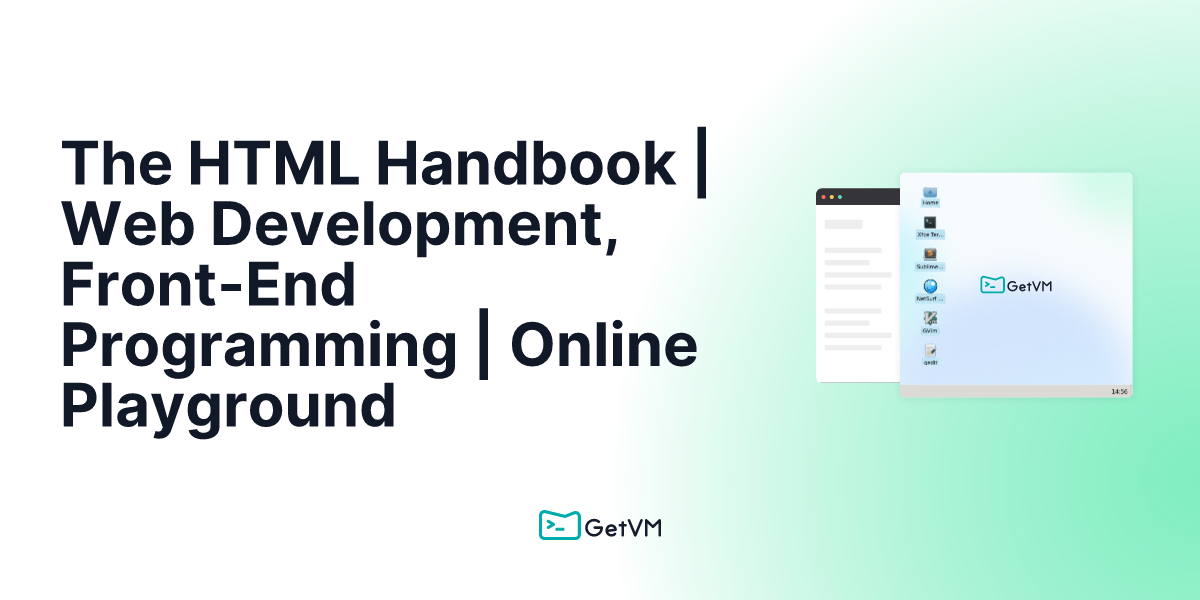 The Html Handbook Web Development Front End Programming Online Playground