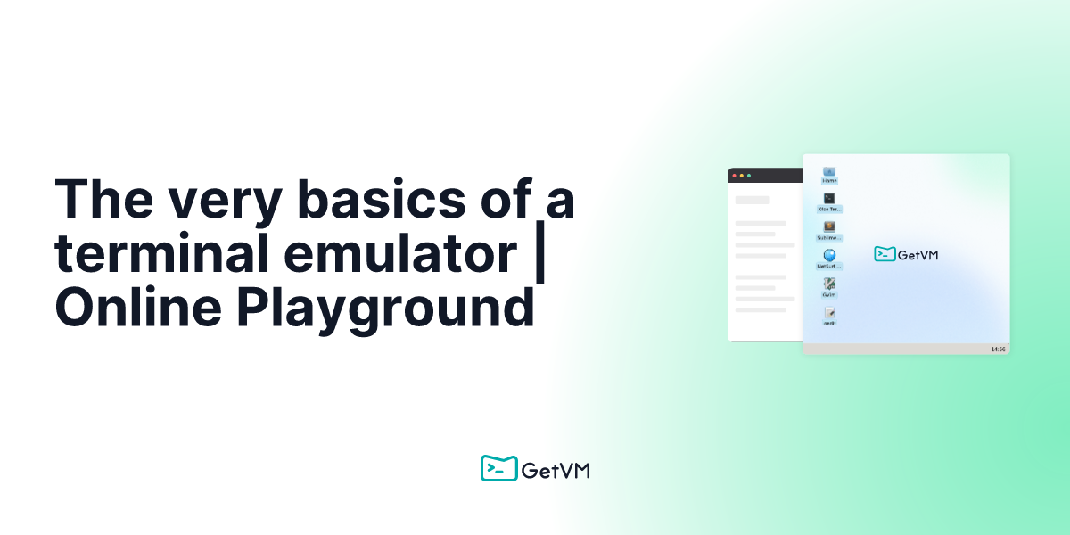 The very basics of a terminal emulator | Online Playground