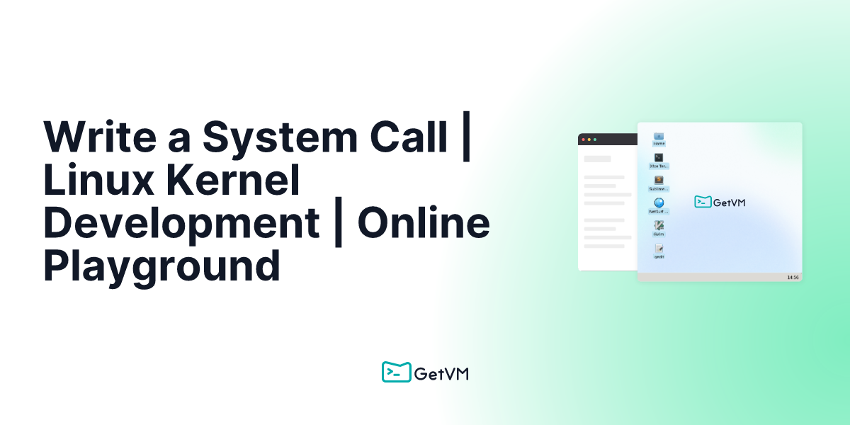 Write A System Call Linux Kernel Development Online Playground